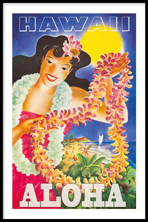 Aloha poster bestellen | Walljar.com
